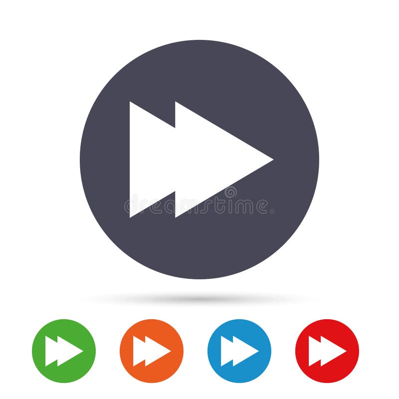 Arrow Sign Icon. Next Button. Navigation Symbol Stock Vector ...