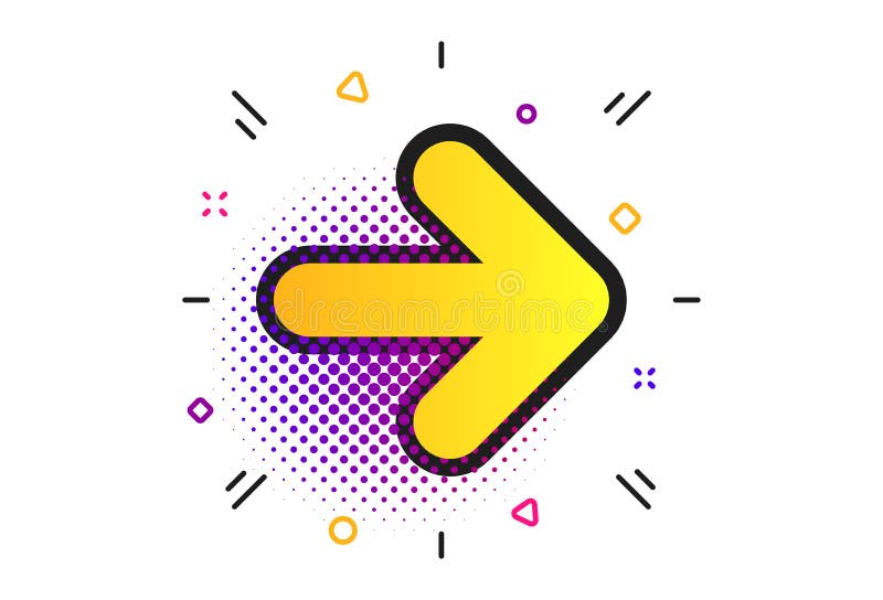Arrow Sign Icon. Next Button. Navigation Symbol. Vector Stock Vector ...