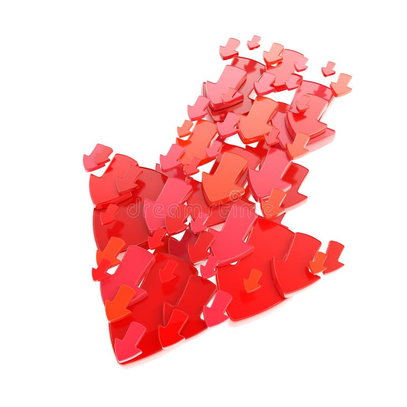 Modular arrow3 stock vector. Illustration of arrow, button - 24978437