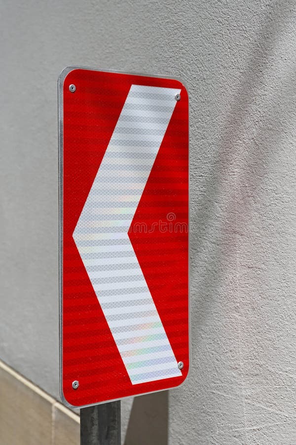 Arrow Sign stock photo. Image of traffic, signal, reflector - 59939564