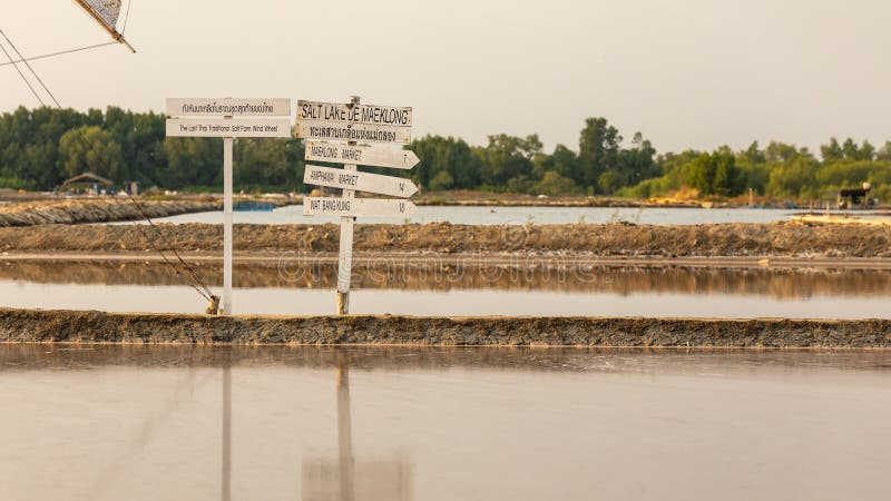 Arrow sign in the river stock photo. Image of travel - 261296774