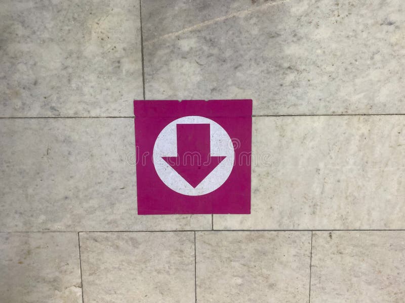 An Arrow Sign Showing the Direction To Go Forward Stock Image - Image ...