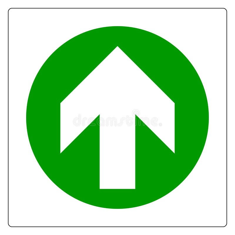 Arrow Sign Symbol Sign, Vector Illustration, Isolate on White ...