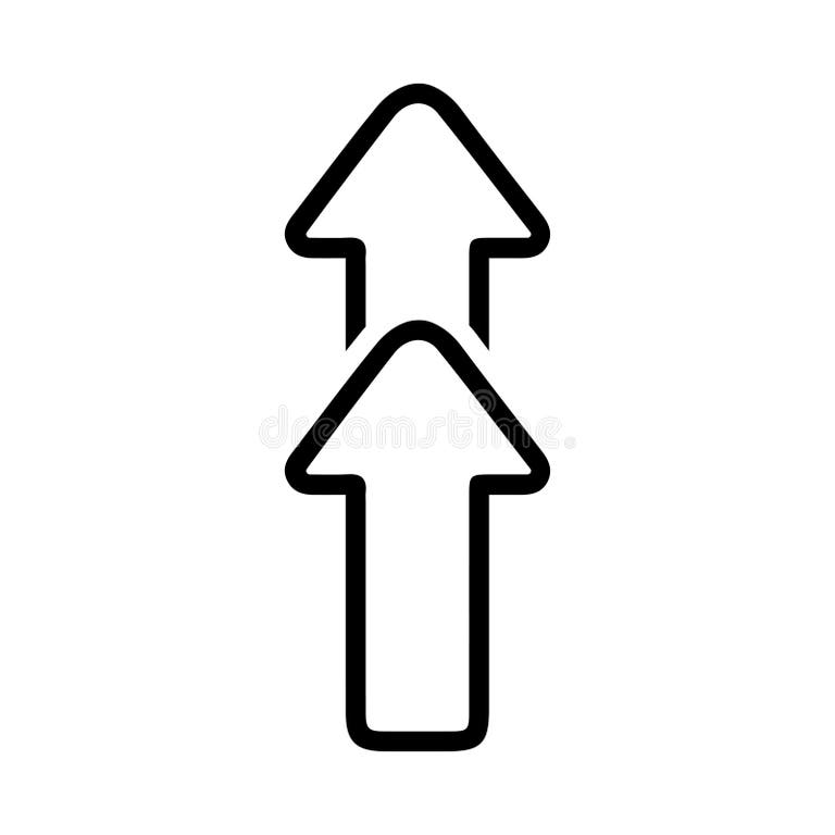 Arrow, Sign, Up Arrow, Side Arrow, Side Up Sign Icon Stock Vector ...