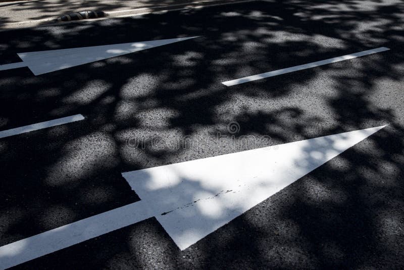 Arrow signals view stock image. Image of ground, sign - 170673475