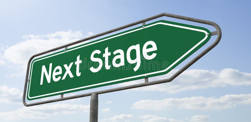 Arrow Signpost - Next Stage Arrow Signpost - Next Stage Stock Photo ...