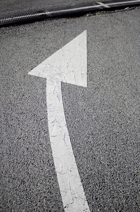 Arrow signs stock photo. Image of asphalt, right, standard - 27747646