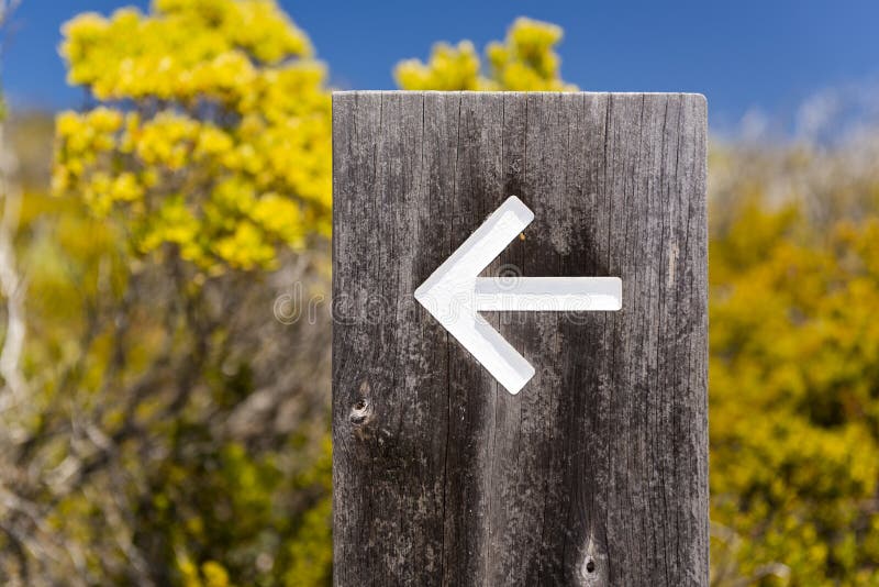 Standing Street Signs with Arrows To the Entrance Stock Image - Image ...