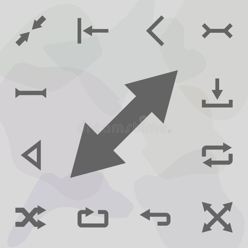 Arrow, Size Icon. Universal Set of Arrows for Website Design and ...