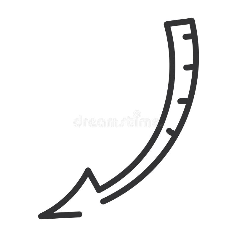 Arrow Sketch Icon Hand Draw Vector Stock Vector - Illustration of ...