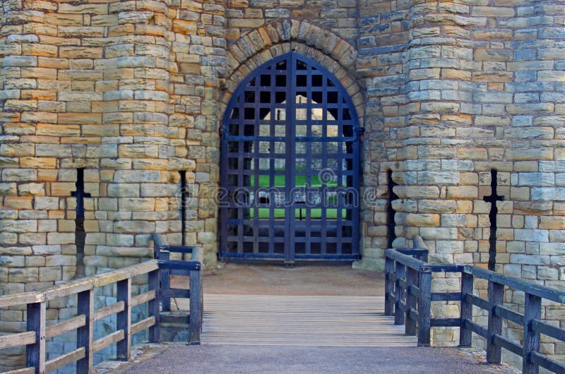 Arrow Slits, Medieval Castle. Stock Image - Image of historic, defense ...