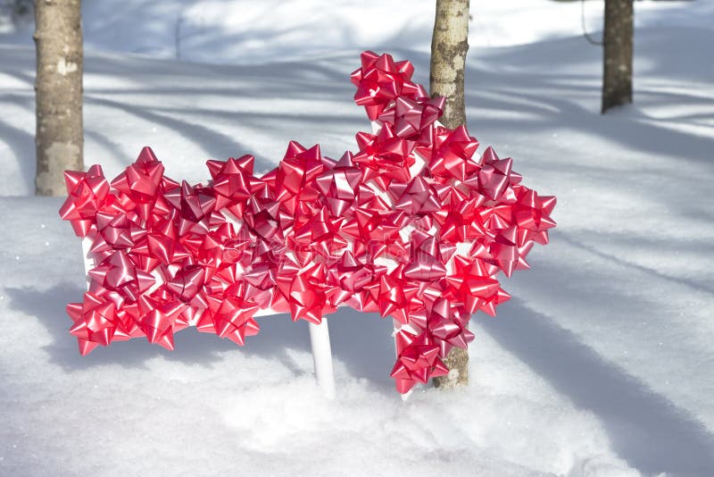 Arrow in the Snow stock image. Image of pointing, point - 37703171