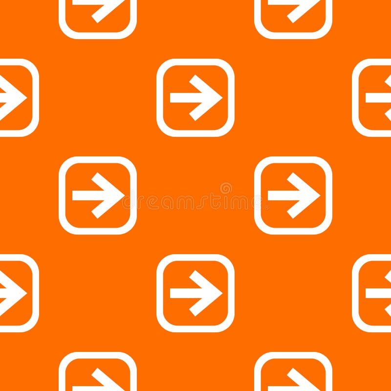 Arrow in Square Pattern Seamless Stock Vector - Illustration of ...