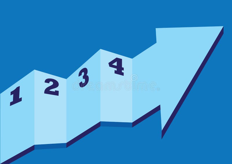 Arrow step-like design stock vector. Illustration of growth - 27049361