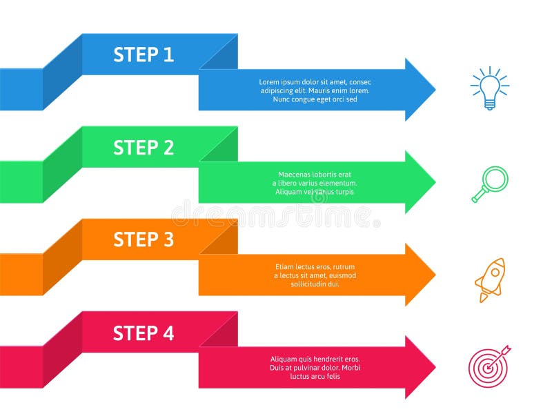 Arrow Flow Chart Infographics Stock Illustrations – 9,270 Arrow Flow Chart Infographics Stock ...
