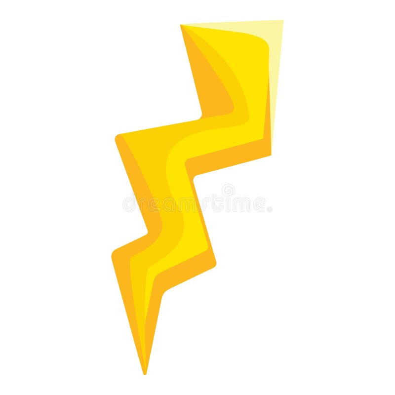 Arrow Storm Shape Icon Cartoon Vector. Voltage Energy Stock Vector ...