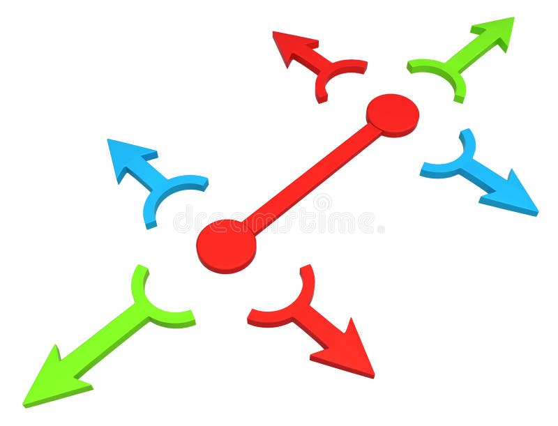 Arrow Switches stock illustration. Illustration of horizontal - 132371201