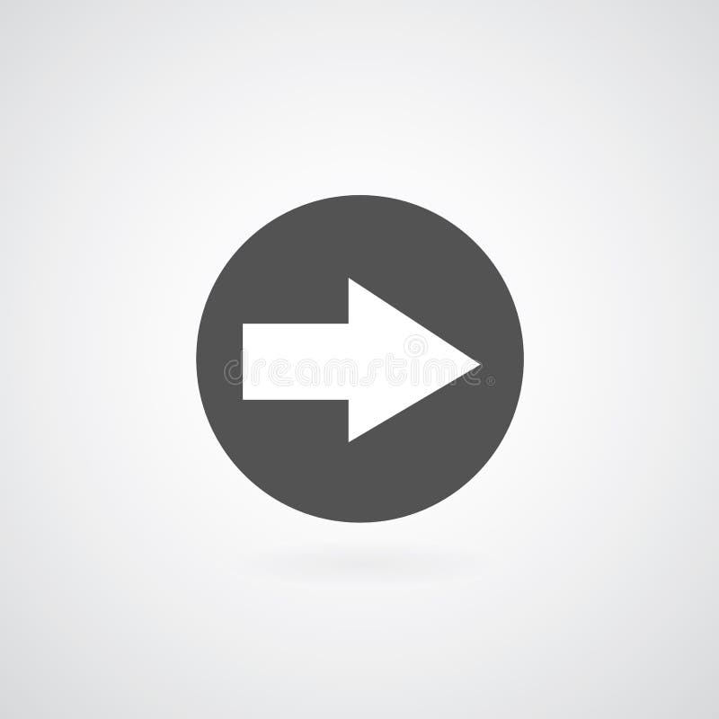 Arrow symbol stock vector. Illustration of blank, next - 89766124