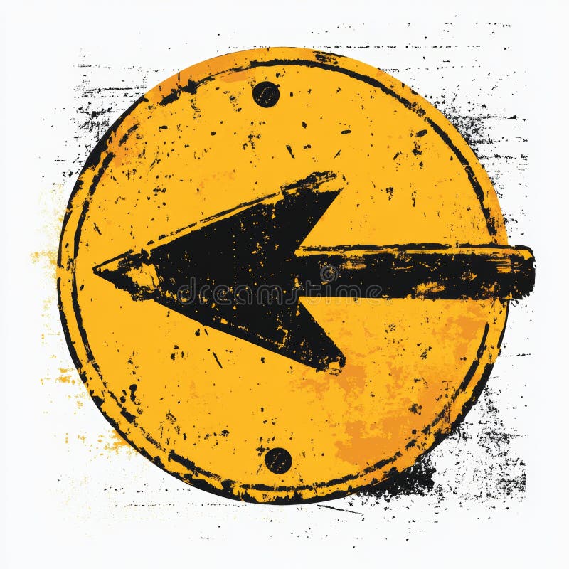 Arrow Symbol, Grunge Vector Eps 10. Vector Illustration Stock ...