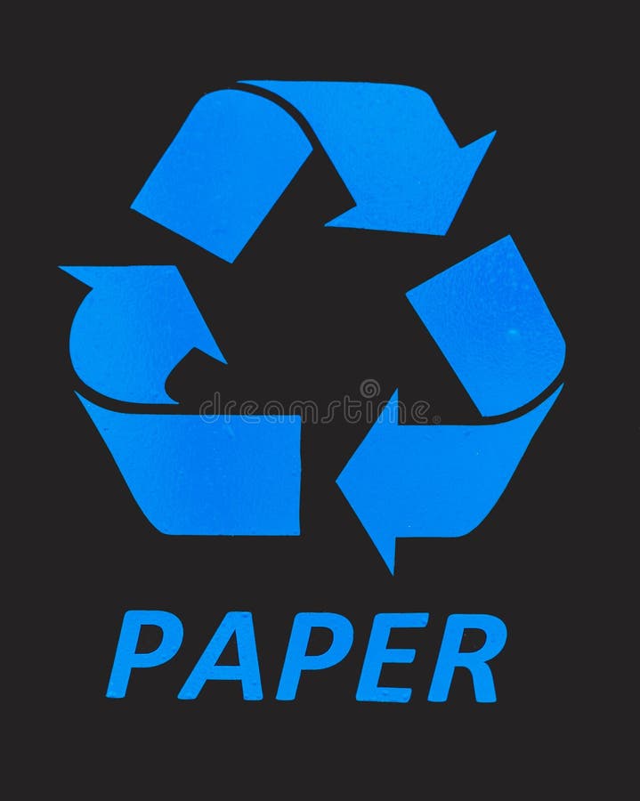 Arrow Symbol of Plastic Waste Selective Collection Stock Illustration ...