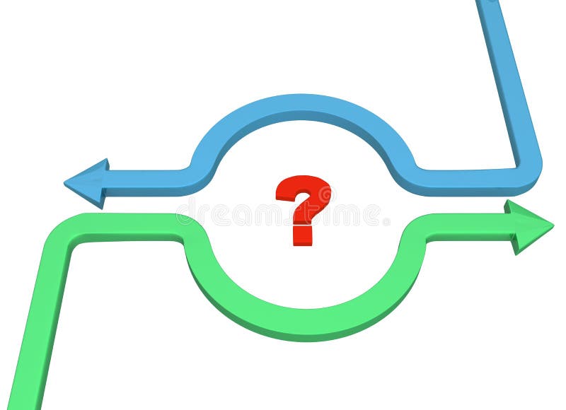 Arrow and question mark stock vector. Illustration of arrow - 28261473