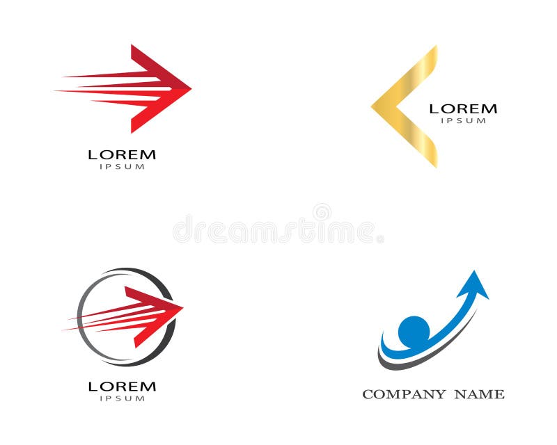 Arrow Symbol Vector Icon Illustration Stock Vector - Illustration of ...