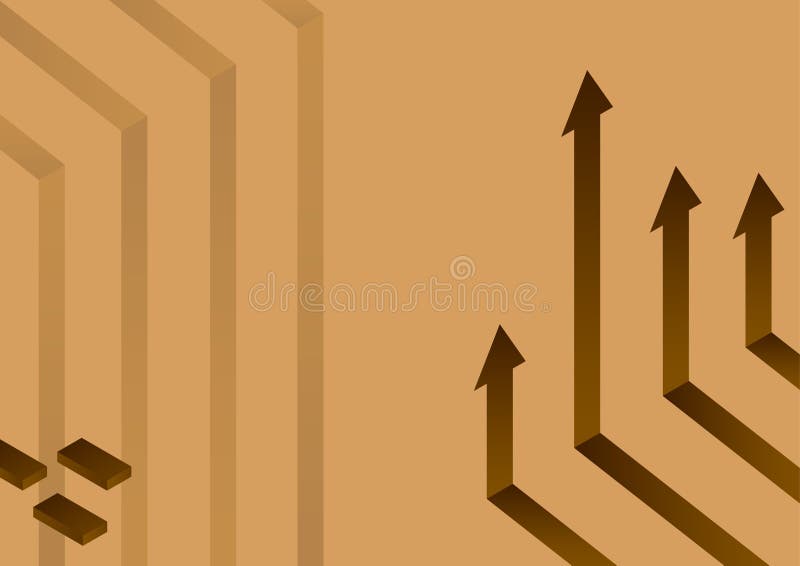 Arrow System Pointing Upwards Symbolizing Successful Project Completion ...