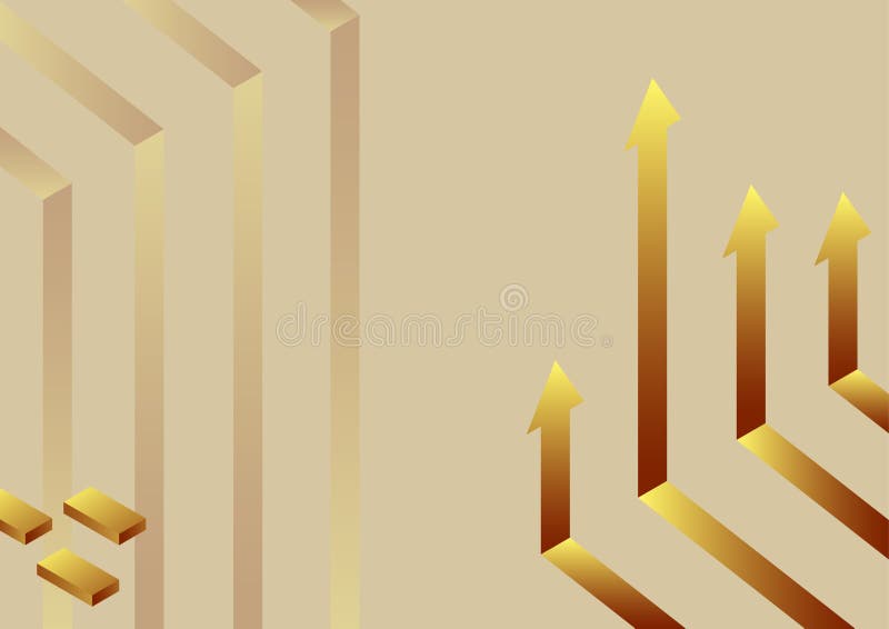 Arrow System Pointing Upwards Symbolizing Successful Project Completion ...