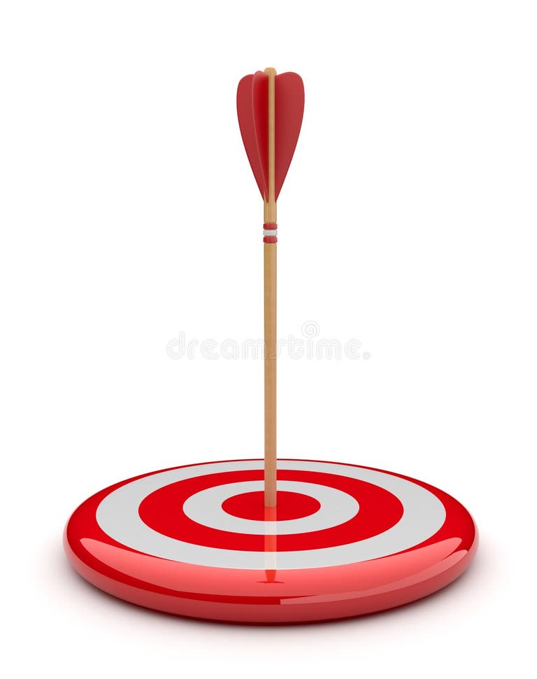 Arrow Hitting Target White Background Stock Illustrations – 2,068 Arrow ...