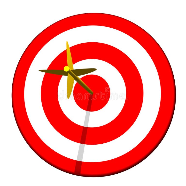 Golden Target Stock Illustrations – 10,334 Golden Target Stock ...