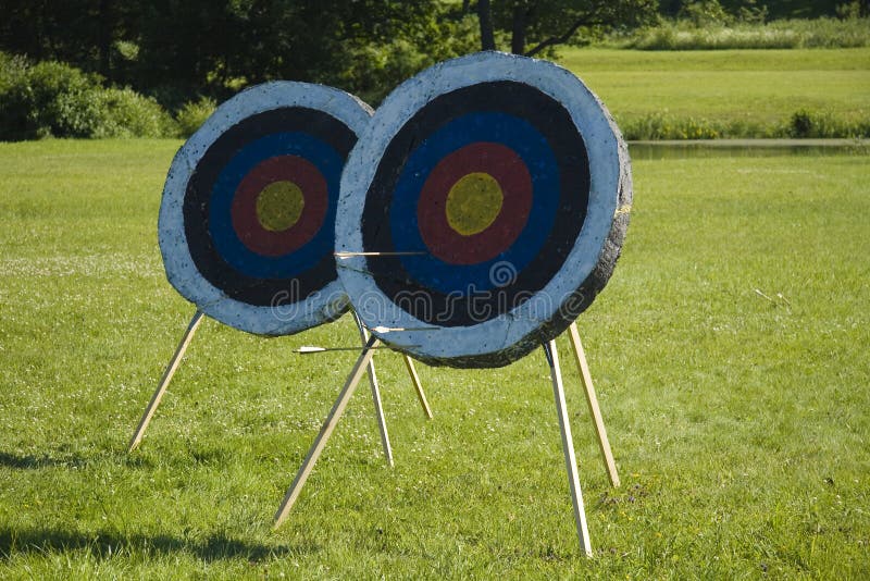 Arrow targets stock photo. Image of target, arrow, outdoor - 14996340