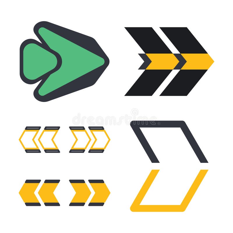 Arrow Template Icon stock illustration. Illustration of arrow - 337619277