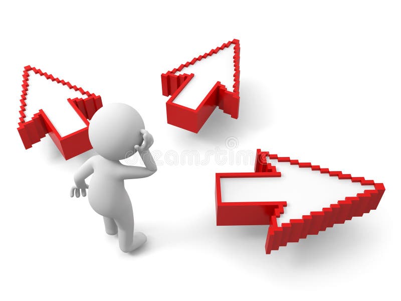 The arrow stock illustration. Illustration of concept - 30988850