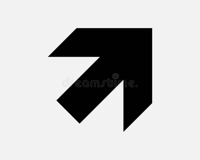 Up Arrow Symbol. Straight Ahead Enter Entrance Upward Above North Point ...