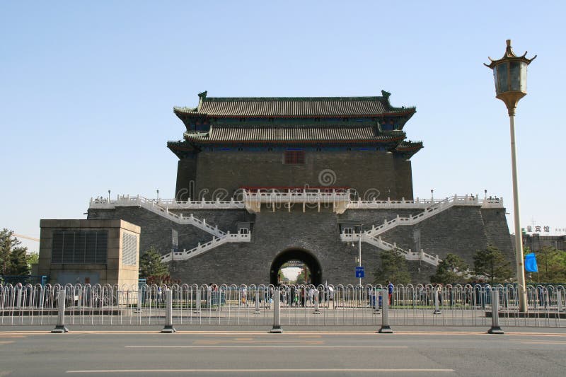 Arrow Tower - Beijing - China Stock Image - Image of street, tower ...