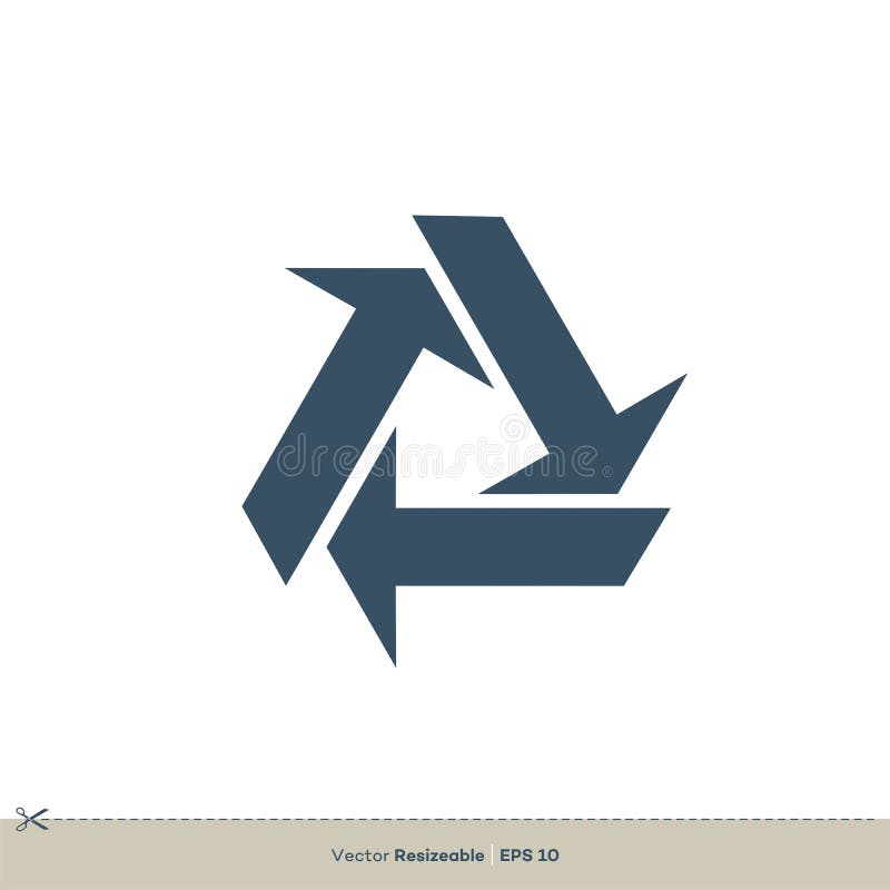 Arrow Triangle Vector Logo Template Illustration Design. Vector EPS 10 ...