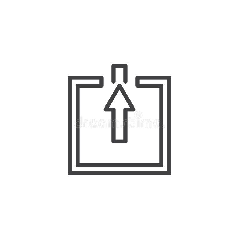 Elevator Up Arrow Stock Illustrations – 800 Elevator Up Arrow Stock ...