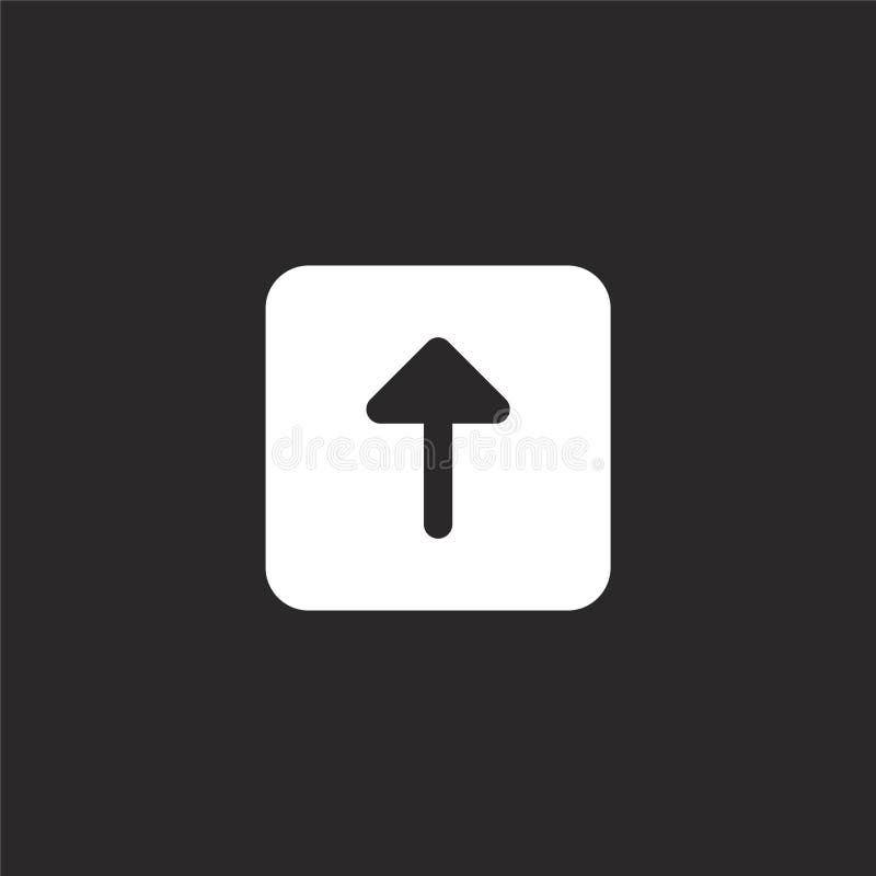 Arrow Up Icon. Filled Arrow Up Icon for Website Design and Mobile, App ...