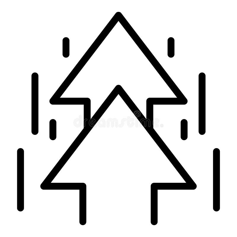 Chart Arrow Up Icon, Isometric 3d Style Stock Vector - Illustration of ...