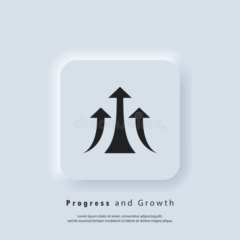 Arrow Up Icon. Performance Icon, Progress. Increase, Arrow Logo. Vector ...