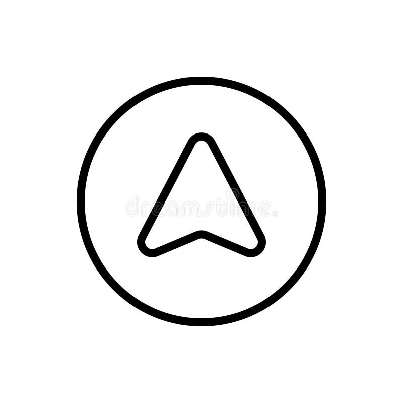 Arrow Up Icon. Simple Line, Outline Vector Elements of Pointer Icons for Ui and Ux, Website or ...