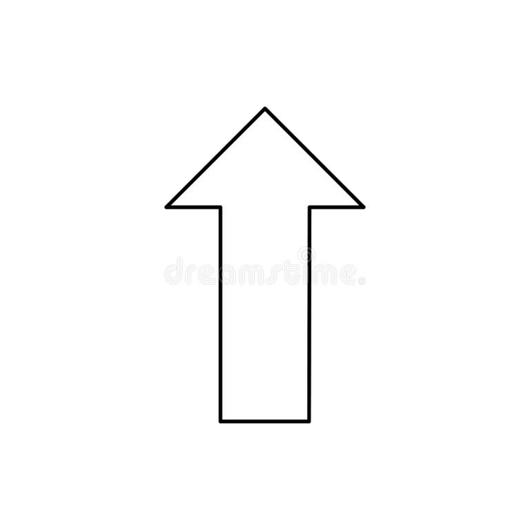 Arrow up increase stock illustration. Illustration of motion - 86274151