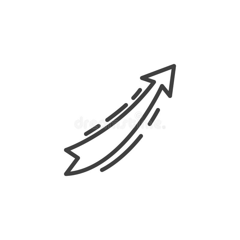 Arrow up line icon stock vector. Illustration of menu - 155709073 Arrow up line icon stock vector. Illustration of menu - 155709073