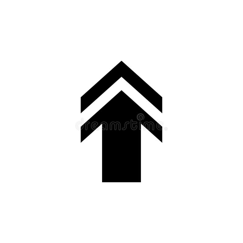Arrow Up Label Emblem Icon Image Stock Illustrations – 774 Arrow Up ...