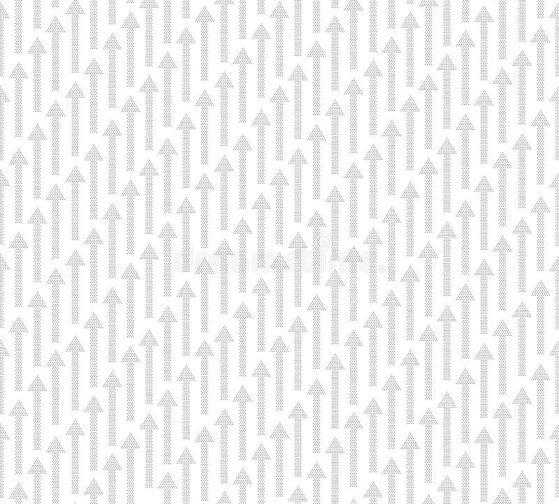 Arrow Up Seamless Pattern Background. Success Texture Stock ...