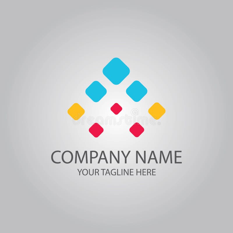Arrow Up Square Logo Company Stock Illustration - Illustration of logo ...