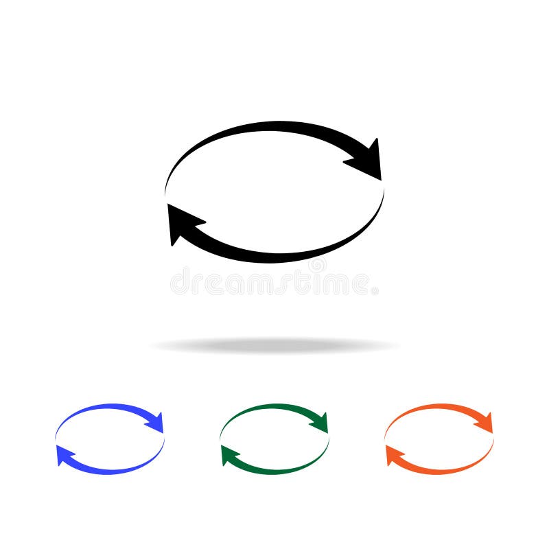 Arrow Updates Icon. Elements of Simple Web Icon in Multi Color. Premium ...