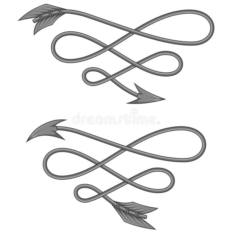 Arrow Vector Design for Text Stock Vector - Illustration of caption ...