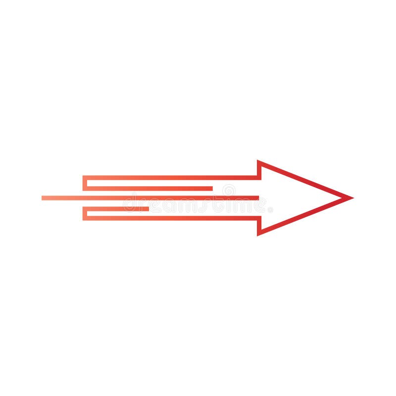 Arrow Vector Illustration Icon Template Design Stock Vector ...