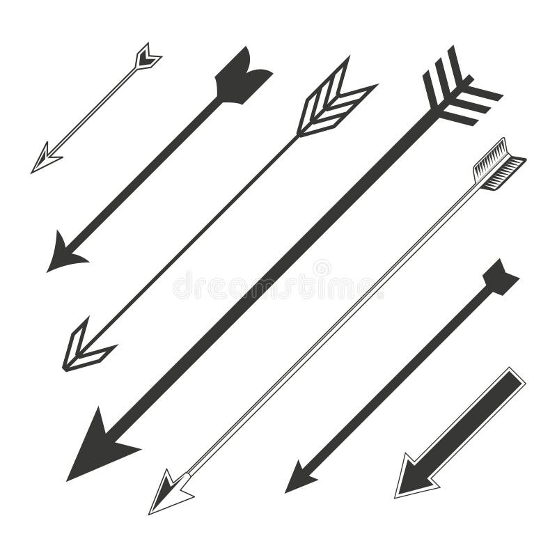 Arrow Vector Set. Directional Arrow Graphic. Abstract Arrow Elements ... Arrow Vector Set. Directional Arrow Graphic. Abstract Arrow Elements ...
